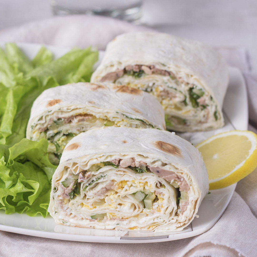 Wraps au thon - Pompon Rouge