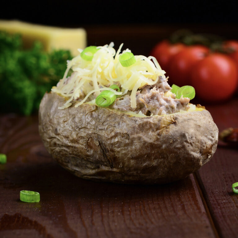 Pommes de terre farcies au thon - Pompon Rouge